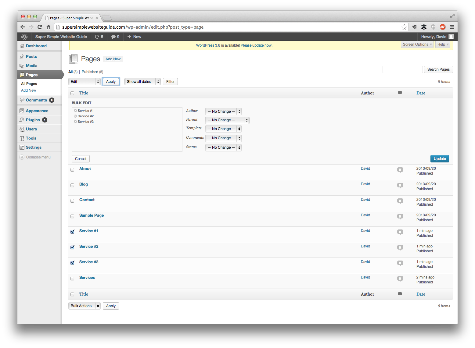 How To Edit Pages And Add Subpages In Wordpress